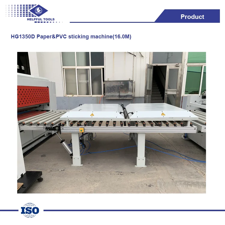 Hg1350d Pvc Laminating Sticking Machine Pvc Film Sticking Machine On ...