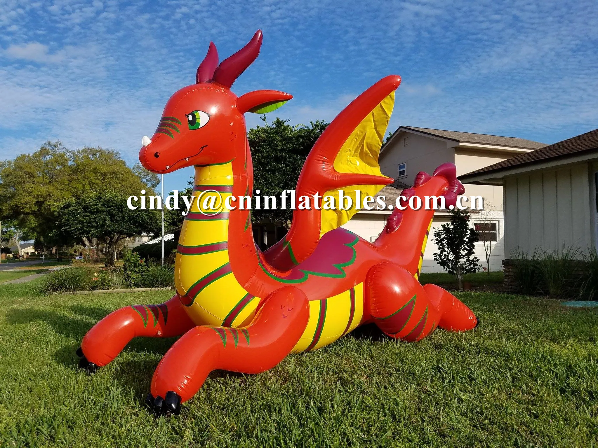 Garden Park Inflatable Dragon Model - Party Animal Toy