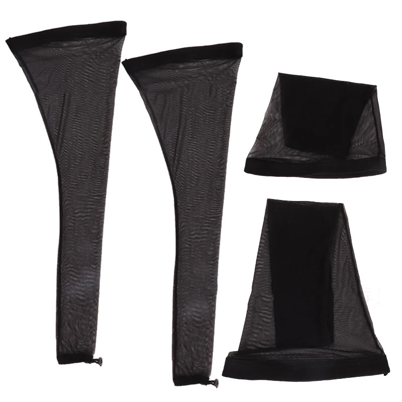 SongMay Spandex Braid Loc Cap For Bun Black Stocking Braid Cylinder For ...