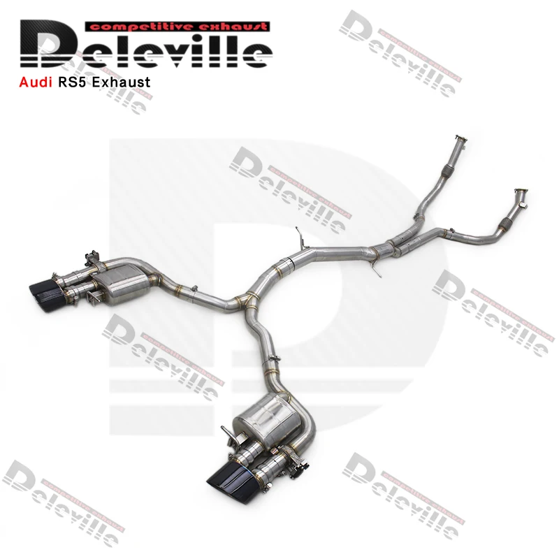 Custom Catback Exhaust For Audi Rs4/rs5 B9/b9.5 2.9t 2017-2024 ...