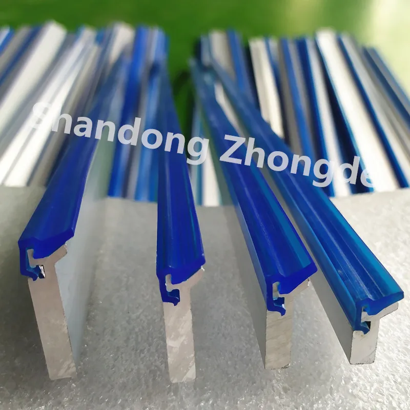High-quality Steel Plate Telescopic Cover Rubber Strip Scraper Plate