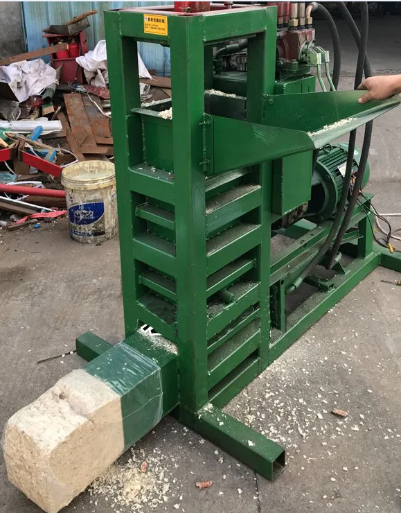 Horizontal Hydraulic Wood Shaving Bagging Press Machine Small Silage ...