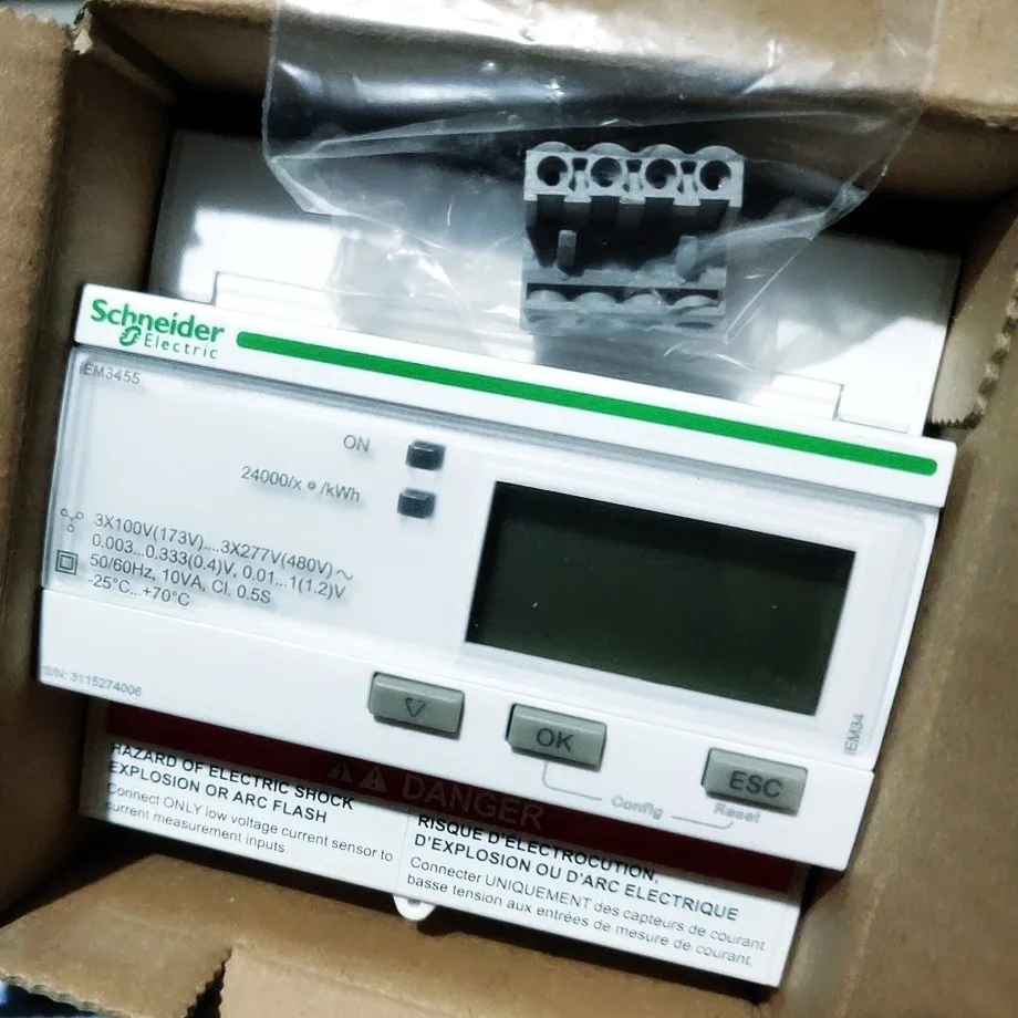 Schneider Three-phase Energy Meter A9mem3455 Iem3455 - Buy Schneider ...