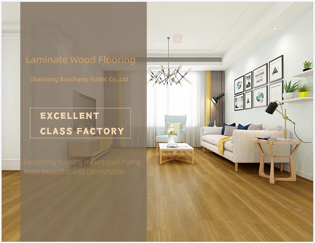 Modern Office Floating Flooring HDF MDF 8mm 12mm 10mm Parquet Wooden ...