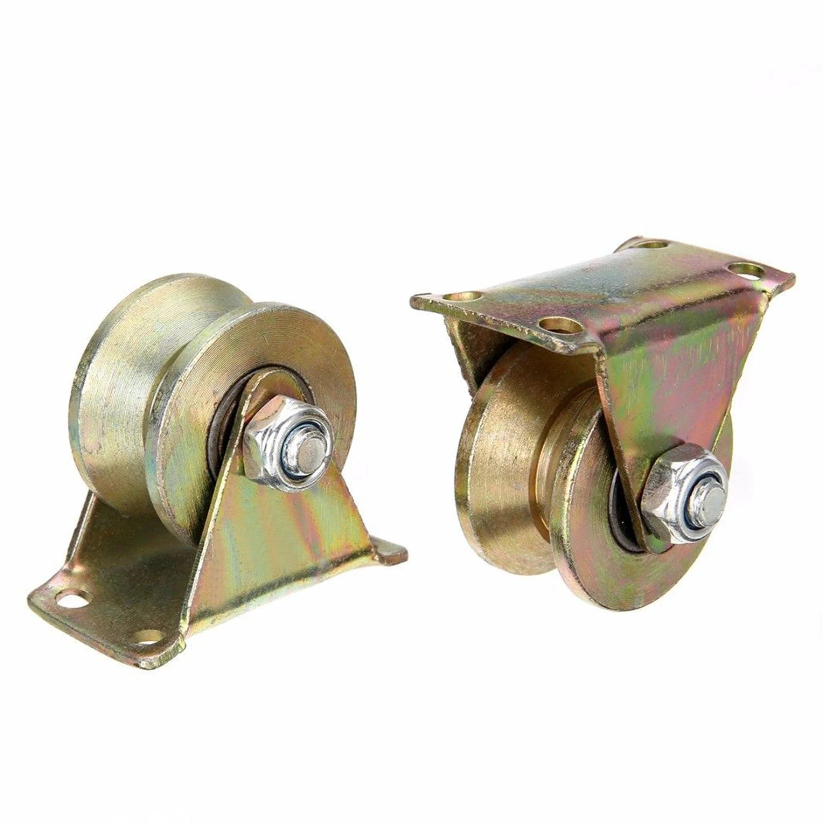 Heavy Duty Steel V Groove Sliding Gate Track Rollers - Buy Sliding Gate ...