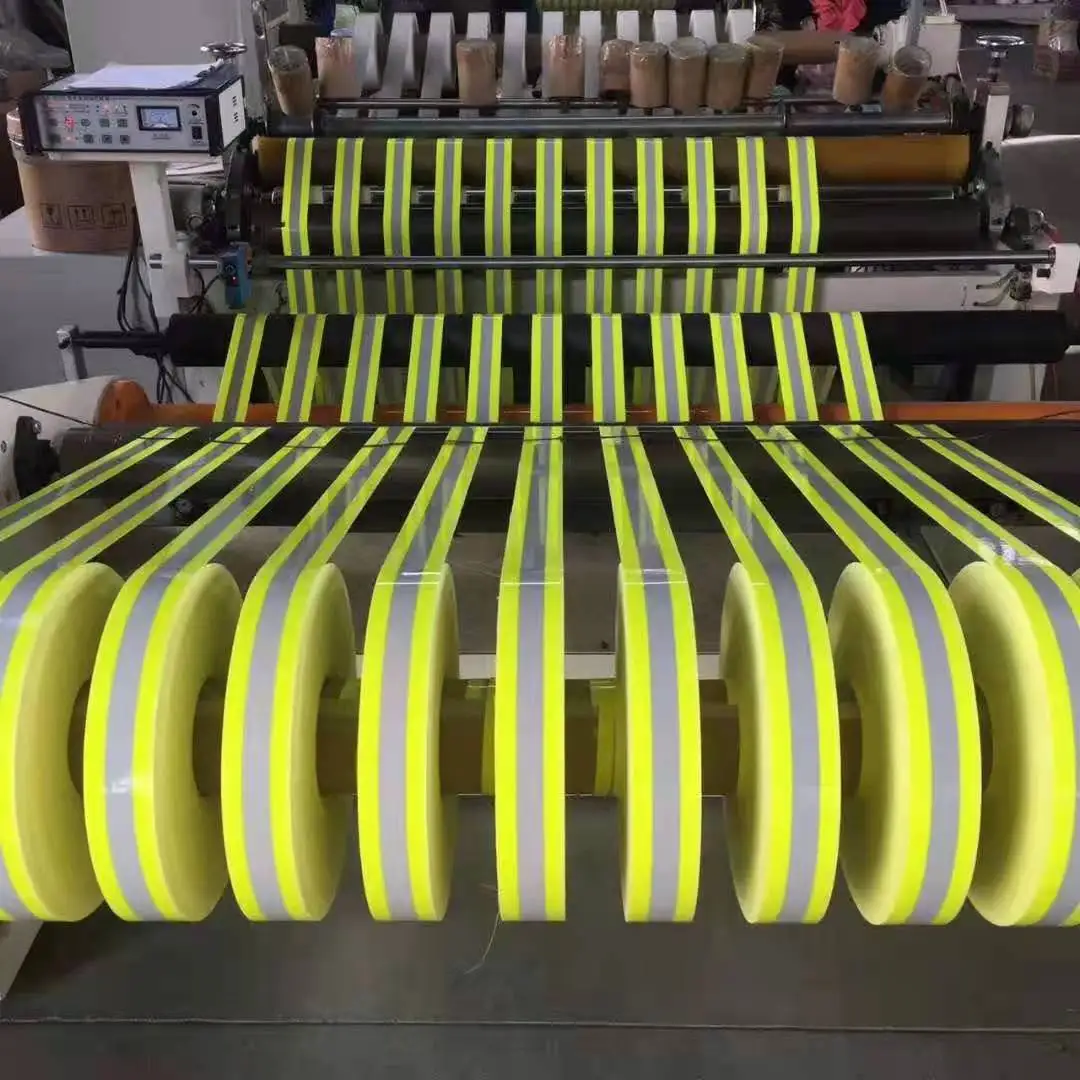 High Vis Firefighter Workwear Fluorescent Yellow FR Fabric Sew on Strip ...