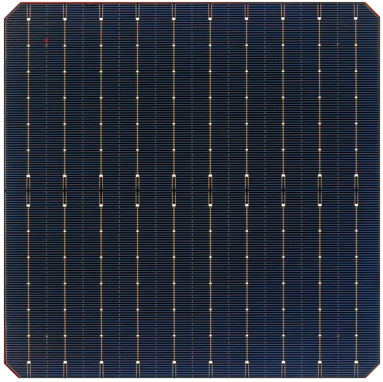 Mono Perc Solar Cell 166mm 9bb 10bb 12bb Poly Silicon Wafer 5bb 9bb ...