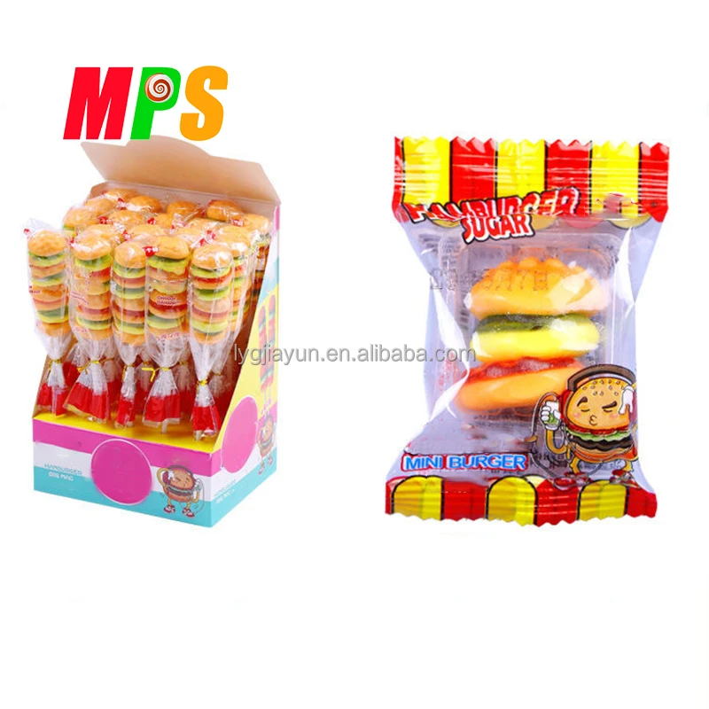 Wholesale Mixed Fruit Burger Gummy with HACCP/BRC Certificate