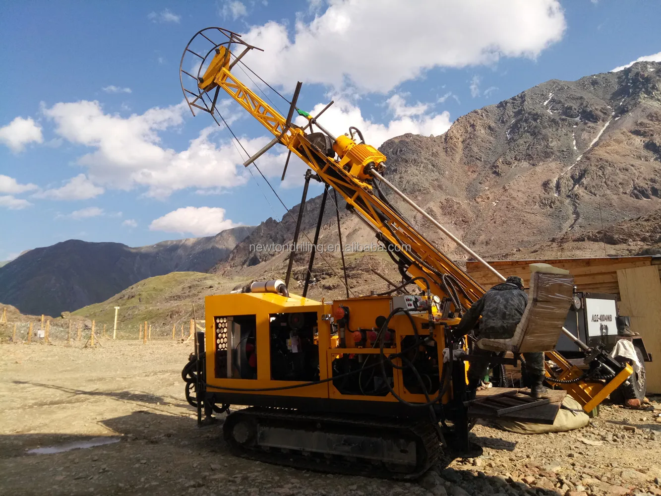 1200m Crawler Hydraulic Rotary Test Geotechnical Core Soil Drilling Rig ...