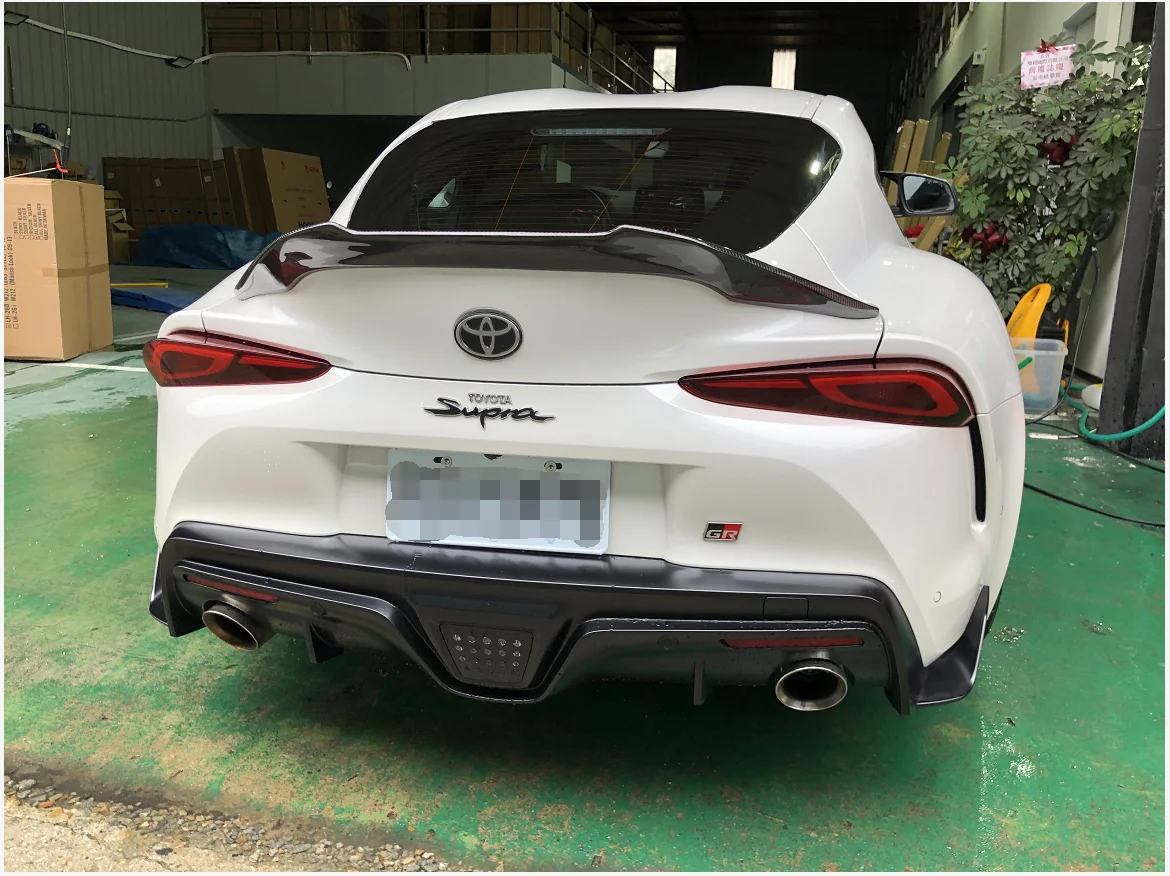 Trd Style Dry Carbon Rear Trunk Boot Lip Wing Ducktail Spoiler For ...