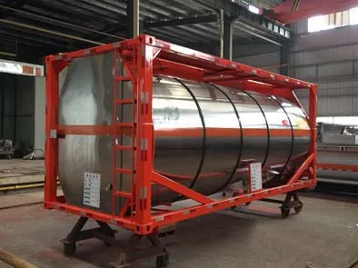 ASME ISO 20ft T11 Tank Container for Food Oil & Beer Transport