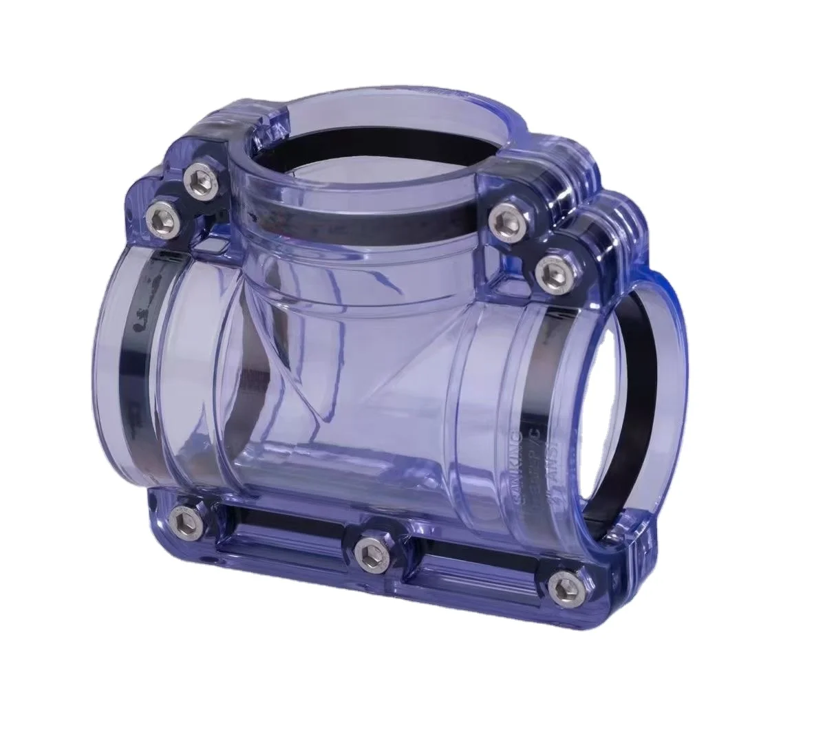 ANSI Standard 2 Inch 3 Inch 4 Inch 6 Inch Two Pieces Plastic Clear PVC ...