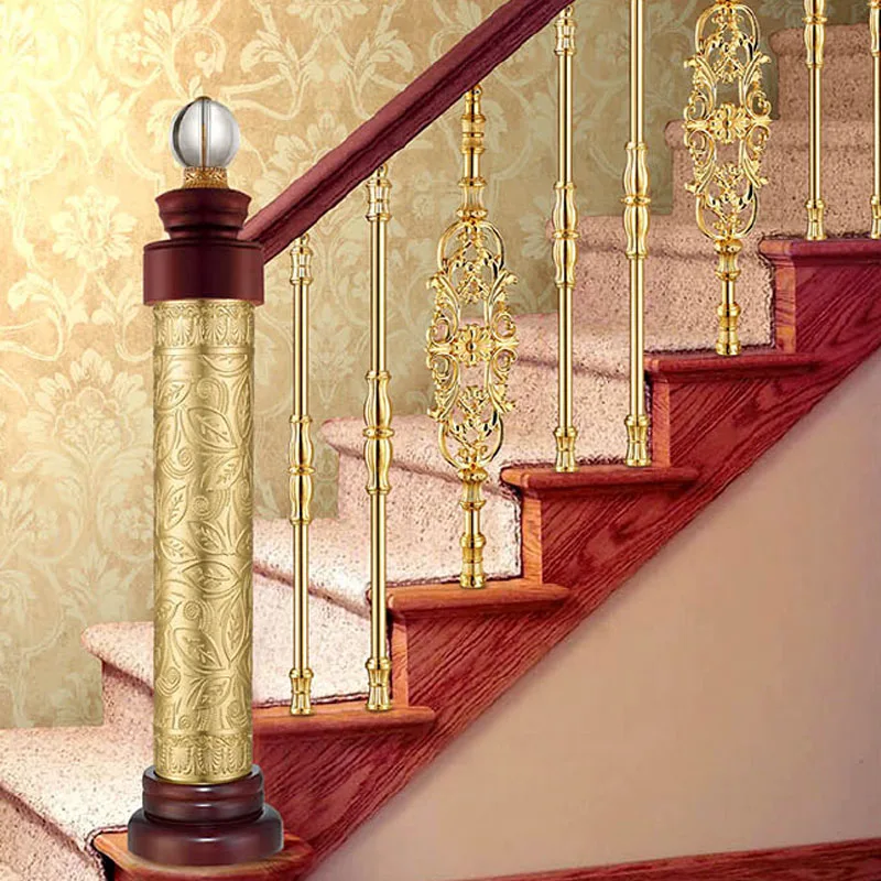Antique railing, bronze staircase handrail, copper staircase handrail ...