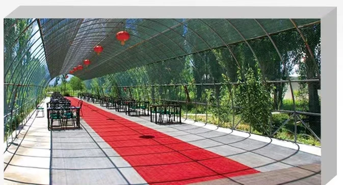 WOVEN EYELET 80gsm Tape Net for Agriculture Greenhouse Fencing