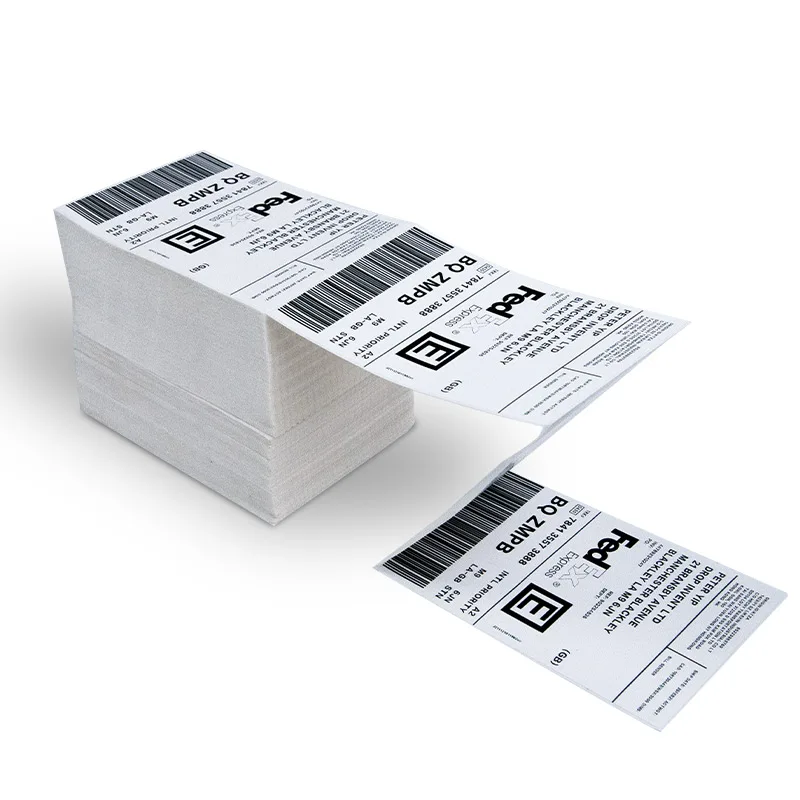 Shipping Label Thermal Printer Label Paper Thermal Self-adhesive Paper ...