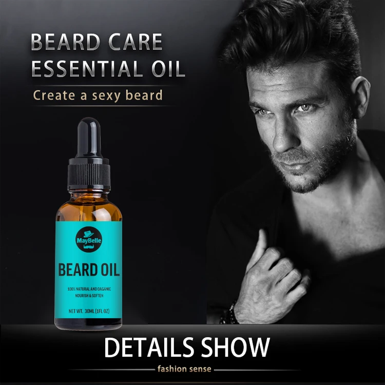 Custom Logo Wholesale Men's Organic Beard Growth Kit