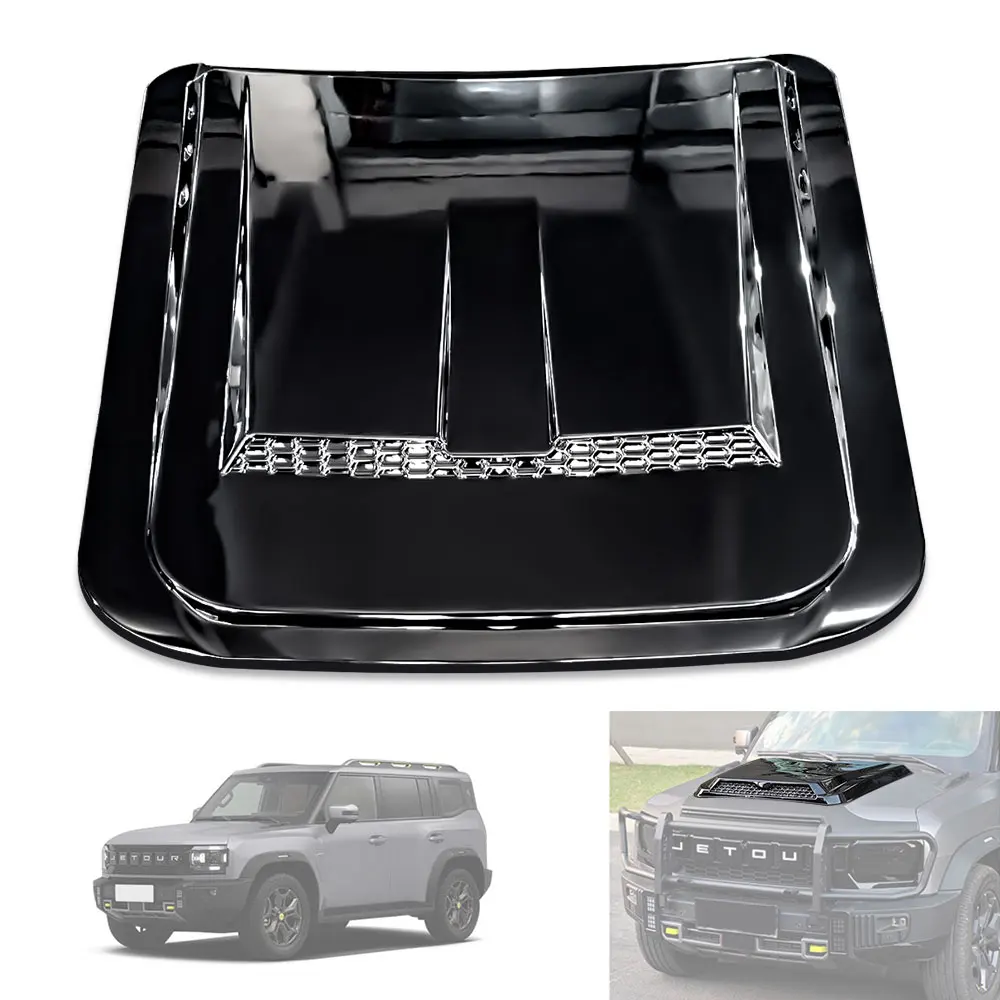 Car Exterior Accessories Side Abs Bonnet Hood Scoops Cover For Jetour ...