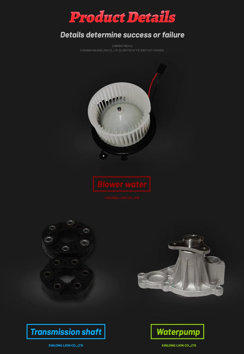 Xinlong Lion Factory Price Radiator Cooling Fan Assembly For Mercedes ...