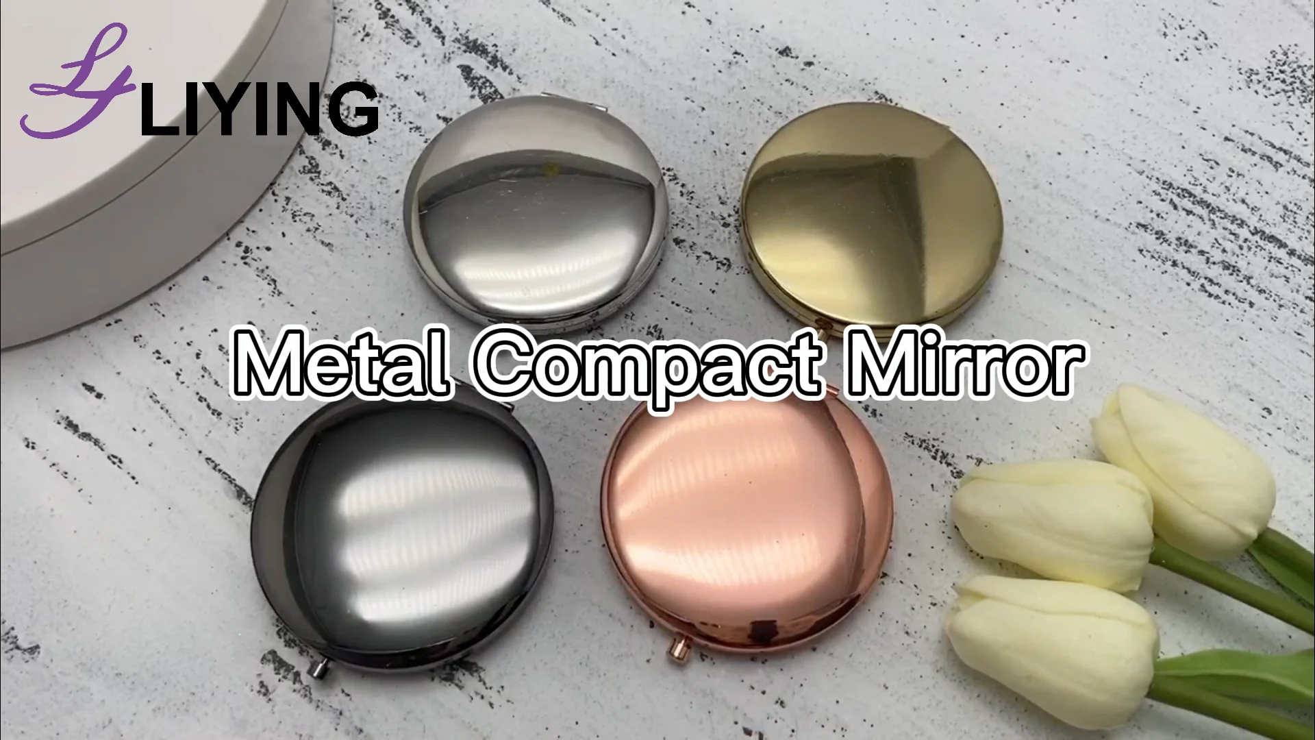 70mm Sublimation Blank Compact Pocket Mirrors Cosmetic Make Up Small ...