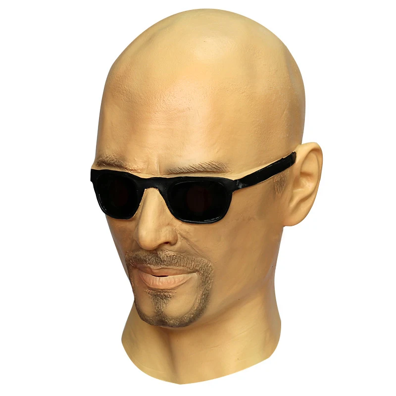 Realistic Bald Man Mask - Perfect for Halloween Parties
