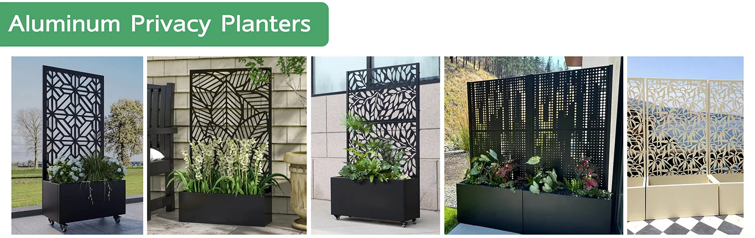 Laser Cut Metal Privacy Screen Decorative Aluminium Screen Laser Cut ...