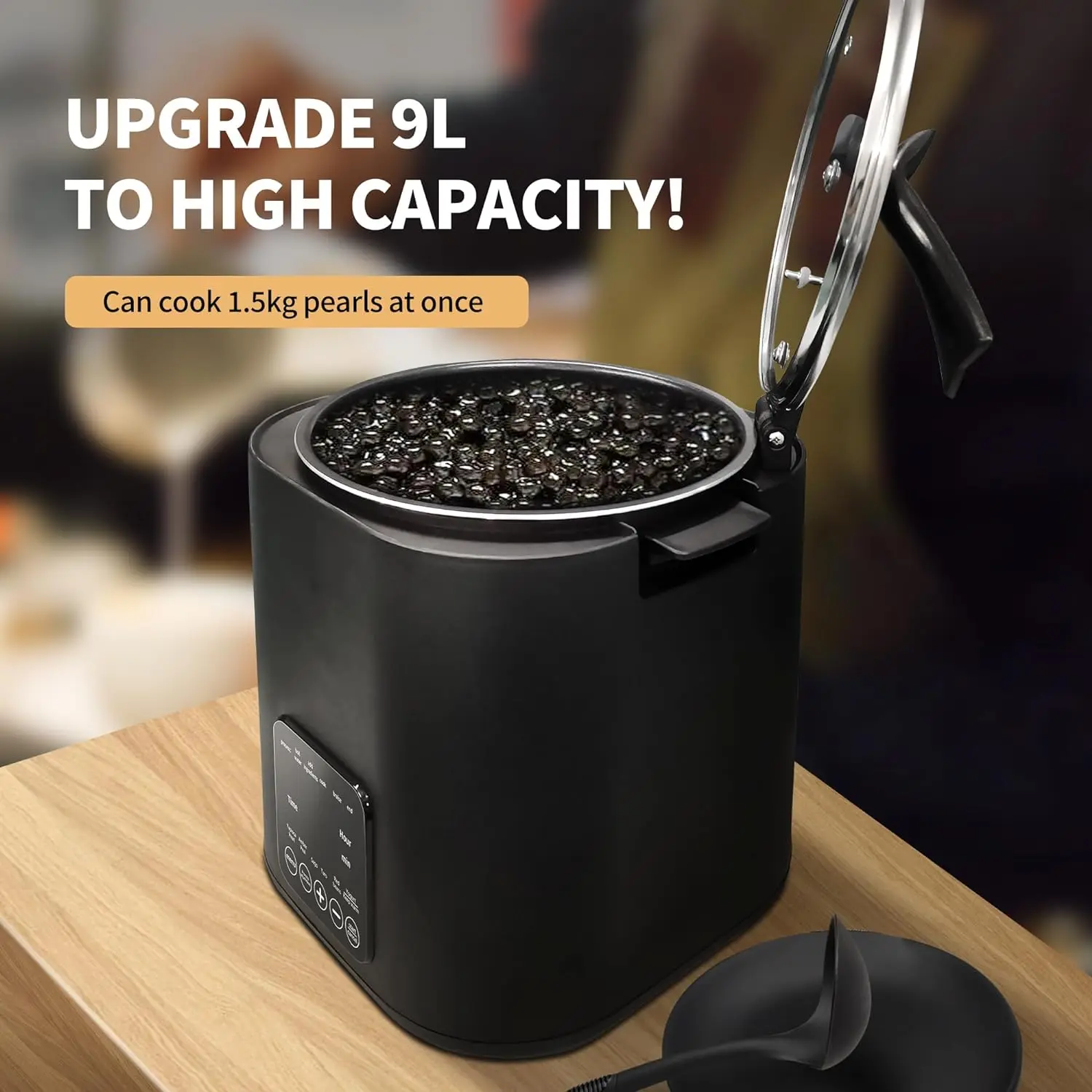 Bubble Tea Equipment 9l Commercial Tapioca Pearl Cooker 220v Stainless ...