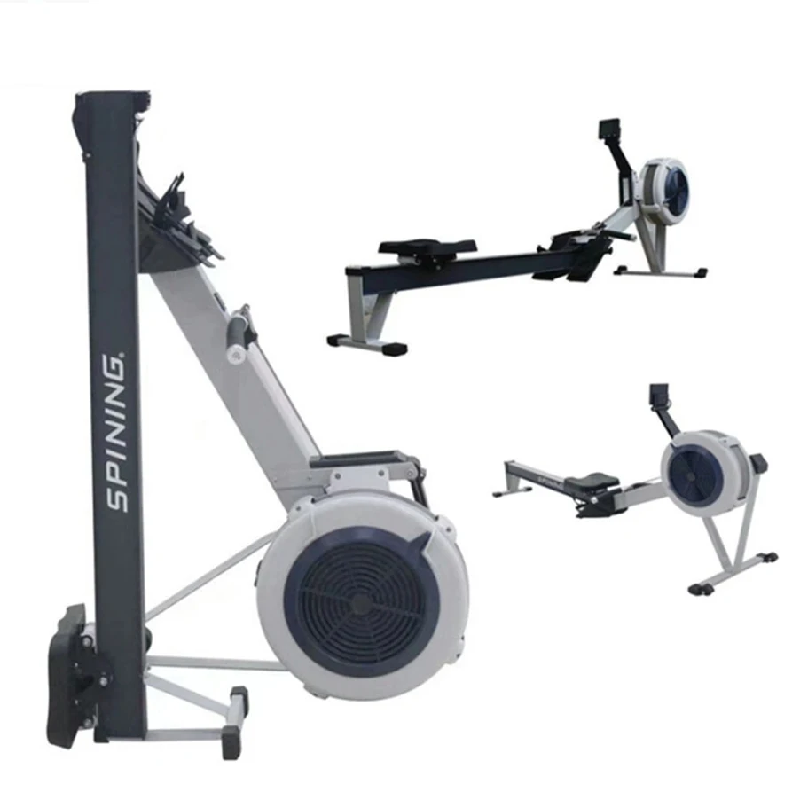 Commercial air Rower Gym Fitness Home Use New Rowing Indoor Hydraulic ...