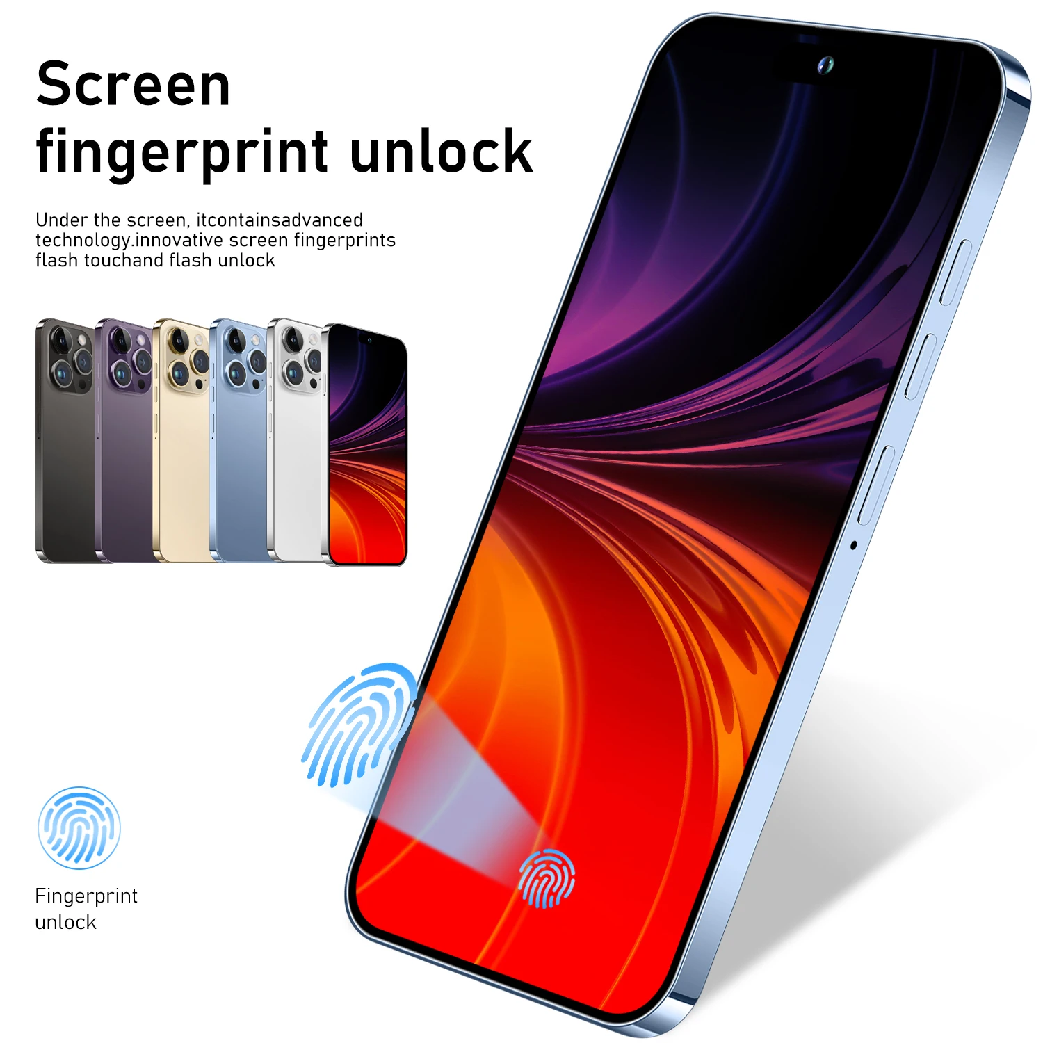 The Latest Original Phone I15 Pro Max 16gb+1tb 5g Smartphone 7.3 Inch ...