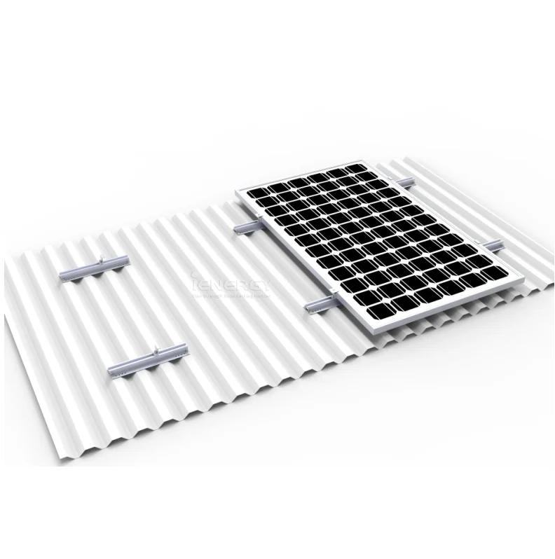 Rapid Install Trapezoid Corrugated Metal Roof Anodized Short Mini Rails ...