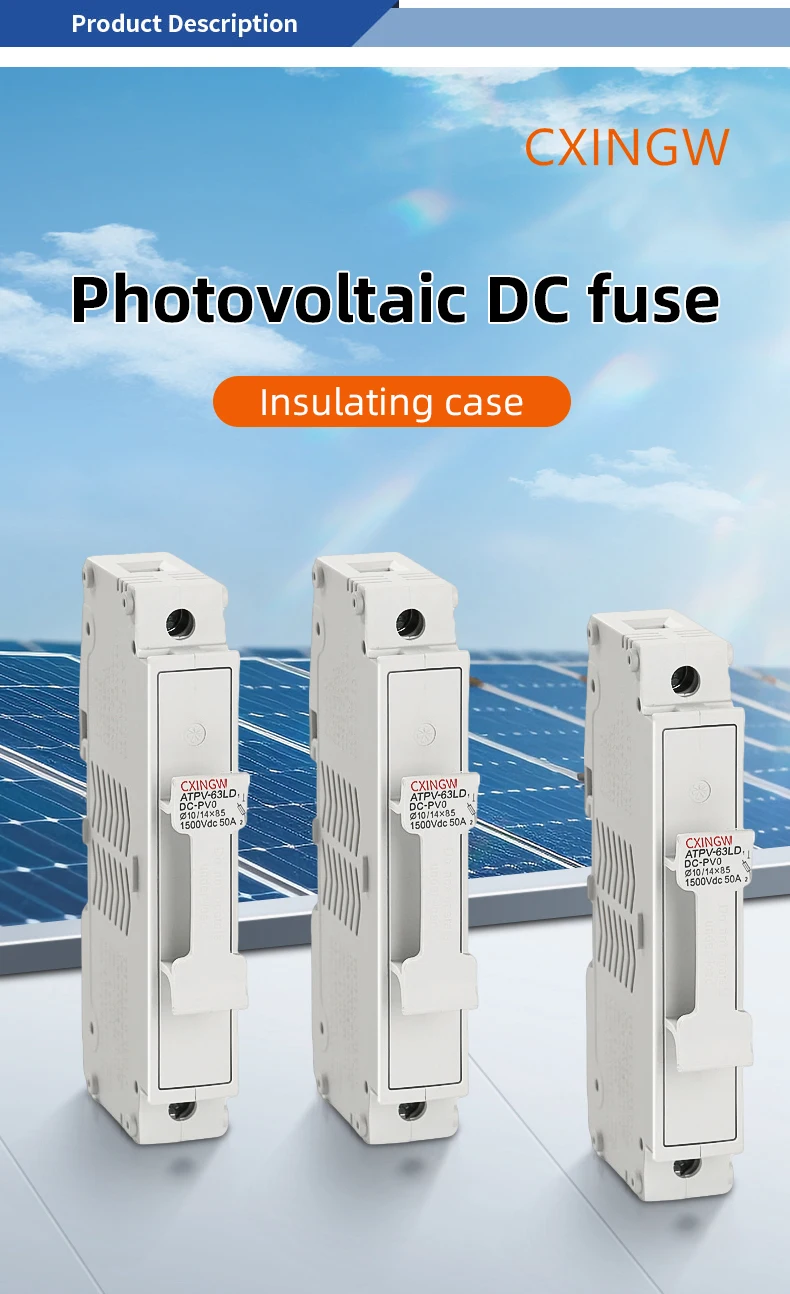 High Quality Low Voltage Dc Solar Power Photovoltaic Fuse And Fuse Holder 1500v - Buy Dc 1000 ...