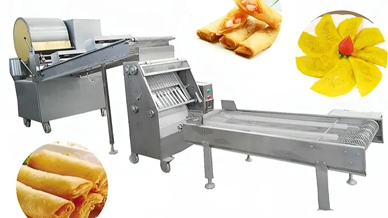 Siomai Skin Lumpia Wrapper Making Machine Dumpling Spring Rolls Skin ...