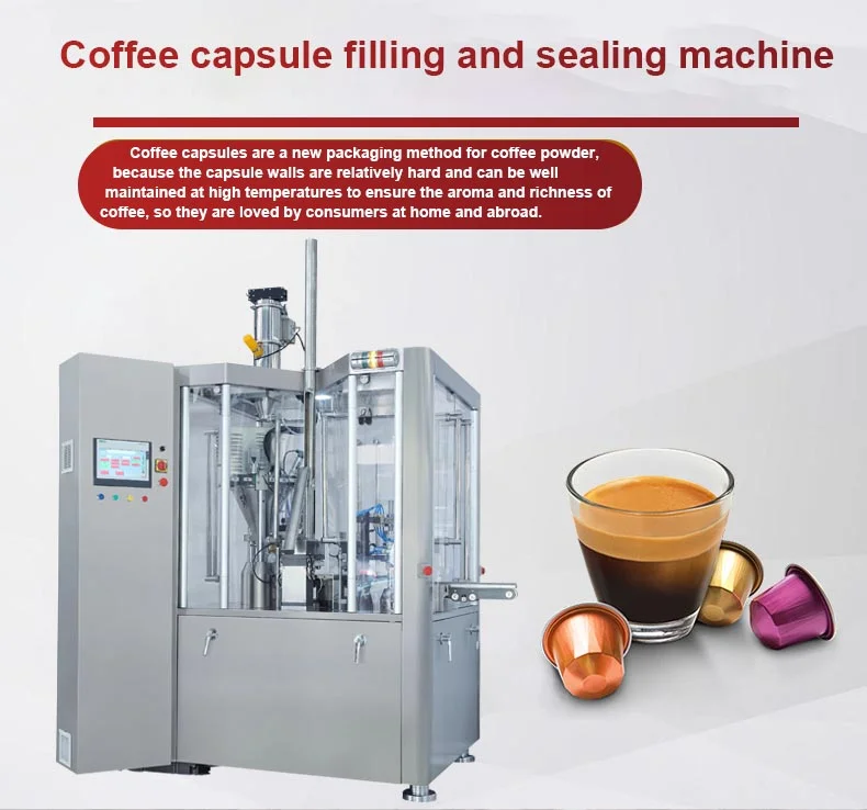 Automatic Rotary Type Coffee Capsules Filling Sealing Packing Machine ...