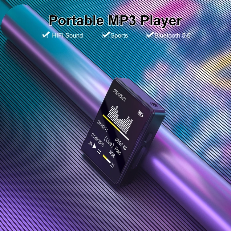 2025 Touch Screen MP3 Player with 8GB, Bluetooth 5.0, E-book Mode, and ...