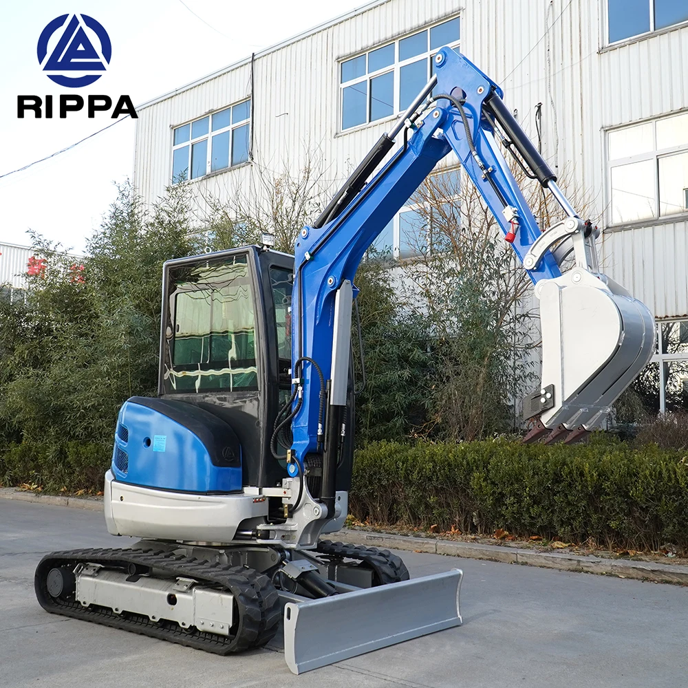 Rippa Mini Excavator Bagger Cheap Micro Digger 1 2 3 Ton Crawler ...