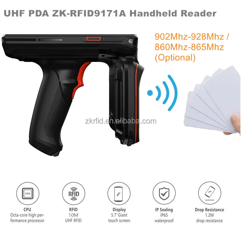 Handheld Terminals Iso18000 6c Rfid Pda Reader,Mobile 5.7inch Reader ...