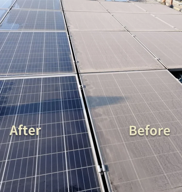 Solar Panel Water Dry Washing PV Module Clean Machine