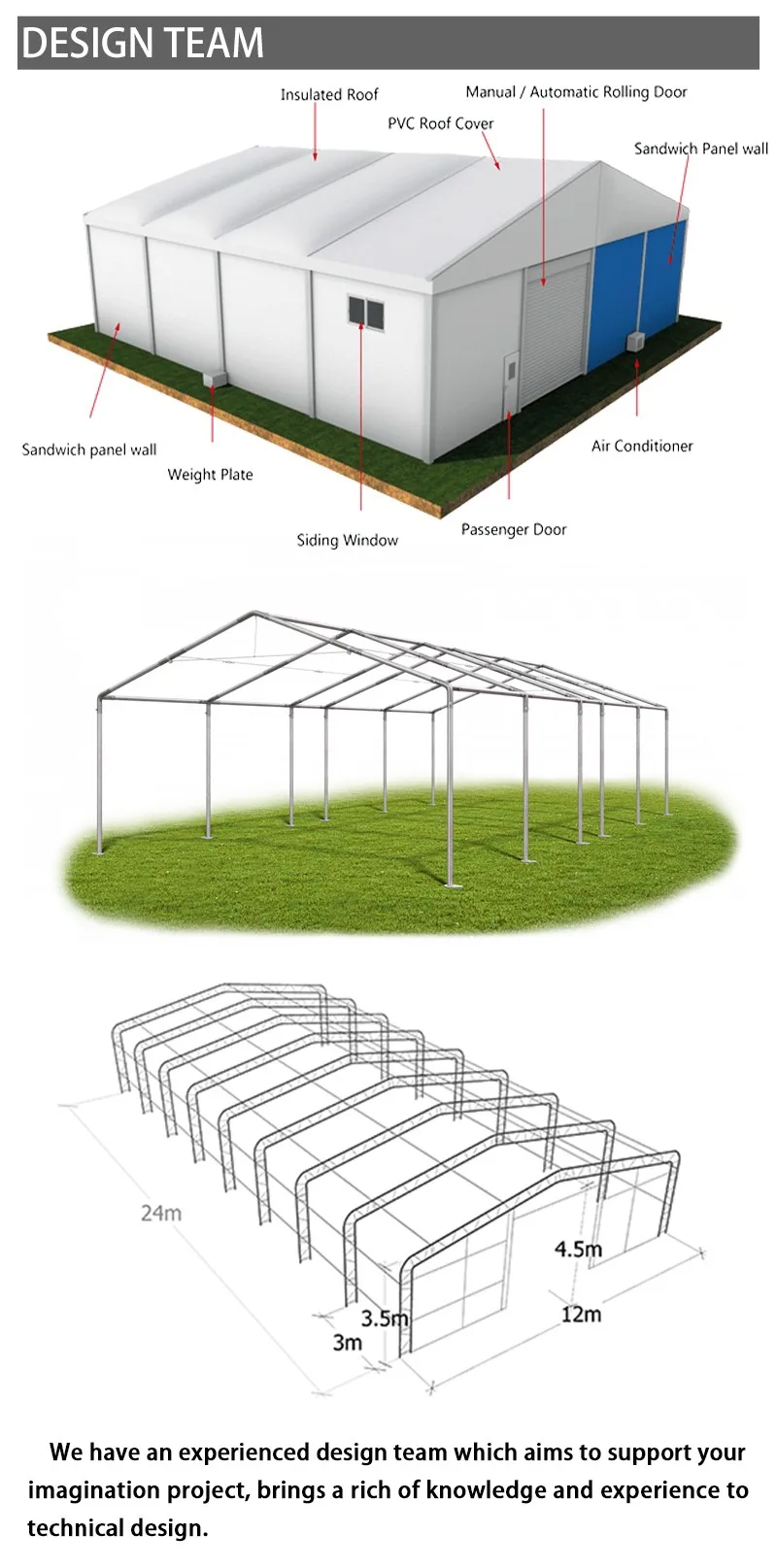 Outdoor Trade Show Tent Large Luxury Pvc White Commercial Warehouse ...