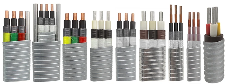 Qyeq 3kv 4kv 5kv Epdm Insulated Flat Round Electric Esp Submersible Oil ...