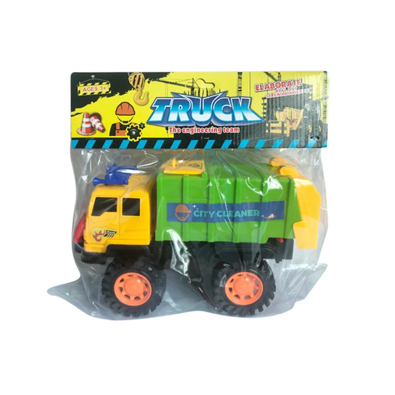 Children's Friction Garbage Truck Toys Inertial City Cleaner Truck ...