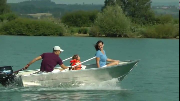 New 4m Lightweight Aluminum Fishing Boat for One Person - Outboard ...