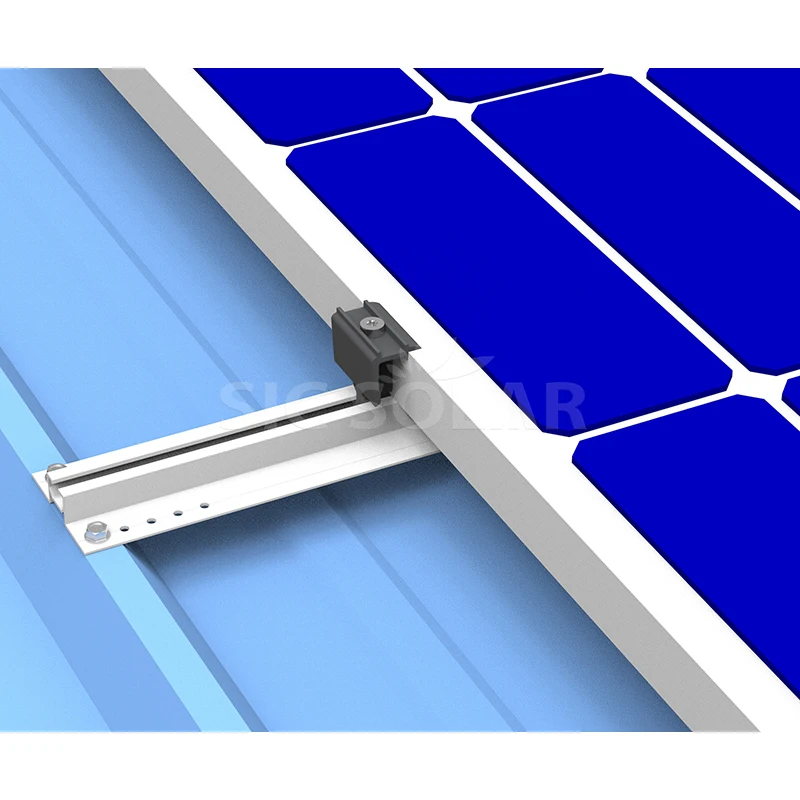Metal Roof Solar Panel Mount Aluminum Mini Rail for Solar Panel Mount ...