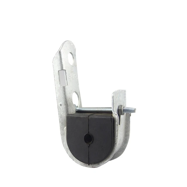 J Hook Pole Bracket Suspension Clamp for ADSS Aerial Fiber Optic Cable ...