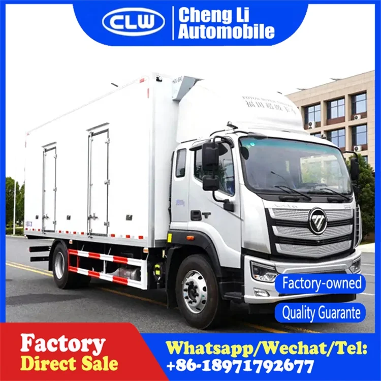 Foton Aumark Chiller Truck Thermo King Refrigerator Truck Freezer Box ...