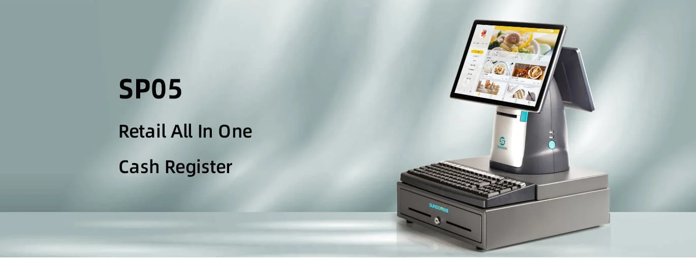 Pos Display Stand Android Terminal with 80mm Thermal Printer Mesin ...