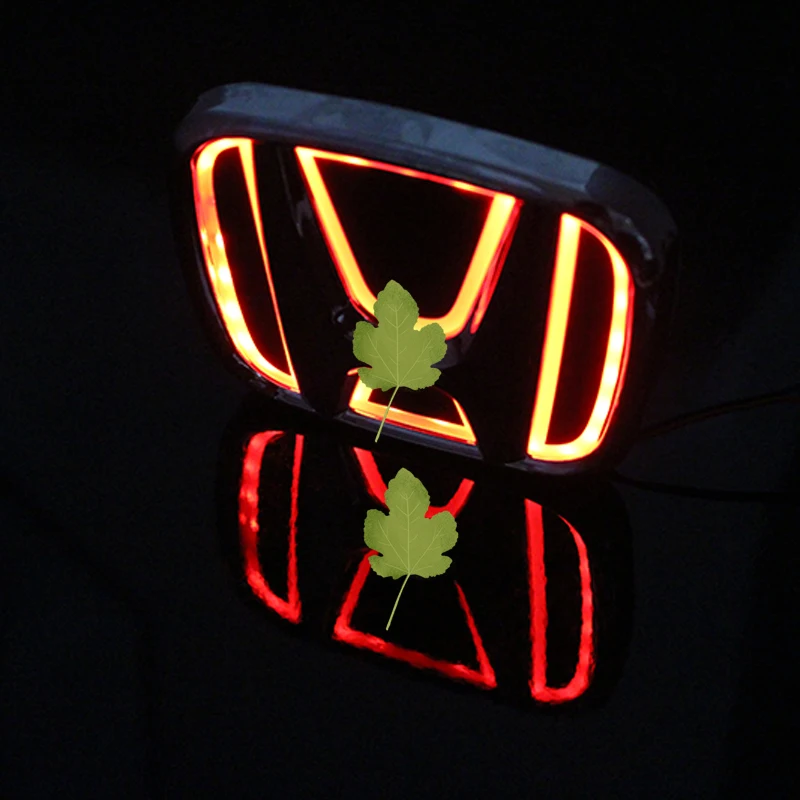 5d Illuminated Car Badge Led Light Auto Logo Lights Car Front Rear ...