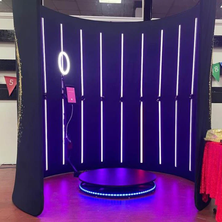 Wholesale Customized 360 Photo Booth With Rgb Light 360 Video Booth ...