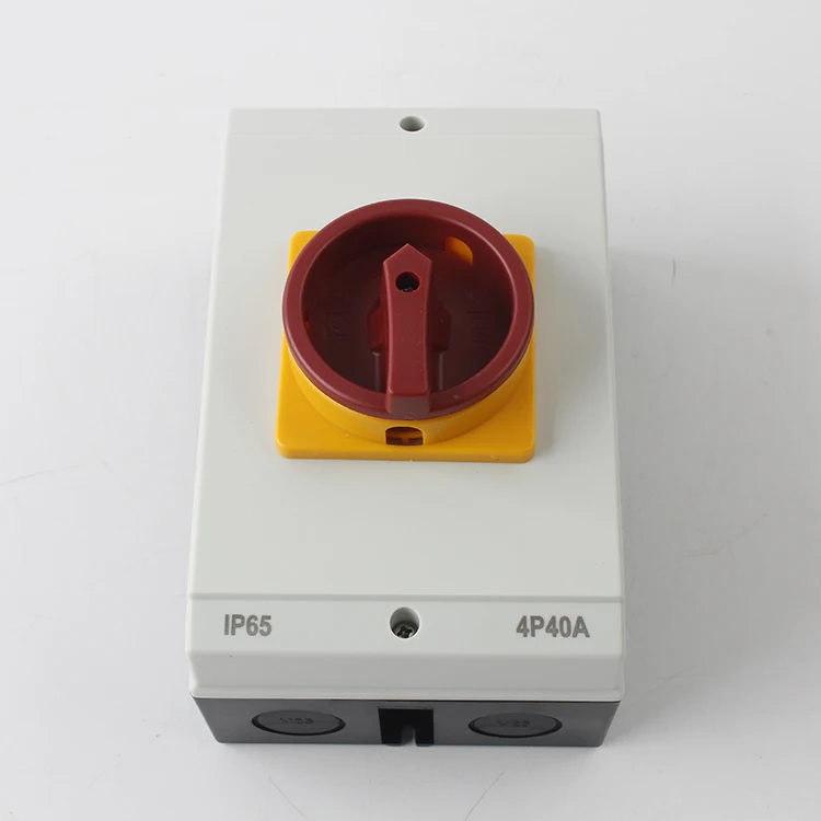 Ac 4 Pole Electrical Main 40a Isolator Switch - Buy 230v/440v Electric ...