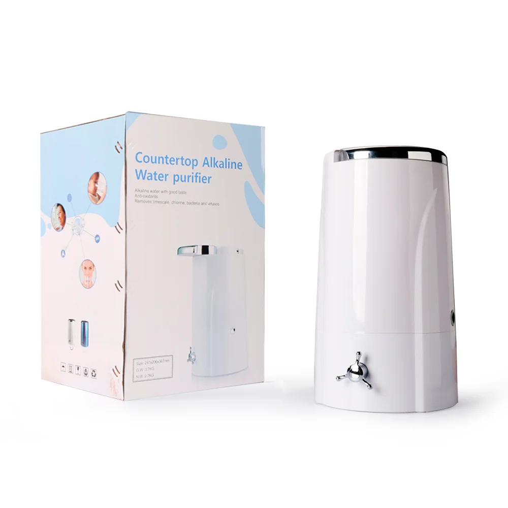 Countertop Alkaline Hydrogen Water Filter Machine 4 Stages Hydrogen ...