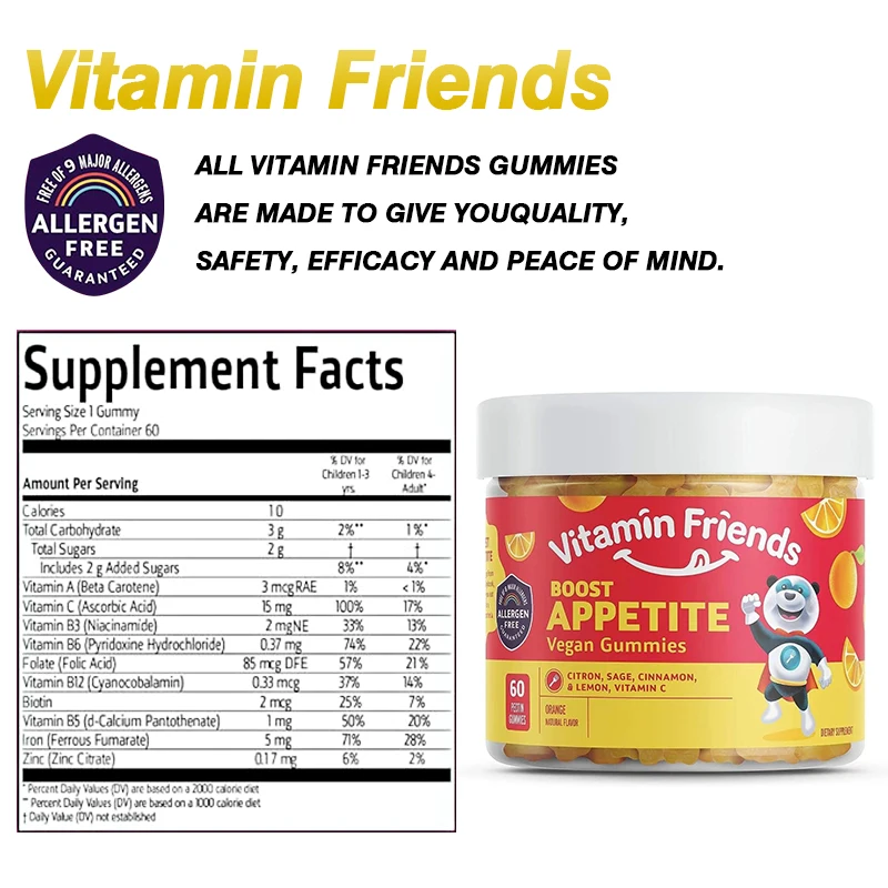 Oem/odm Multivitamin For Kids Daily Vitamin Friends Vegan Nutritional ...