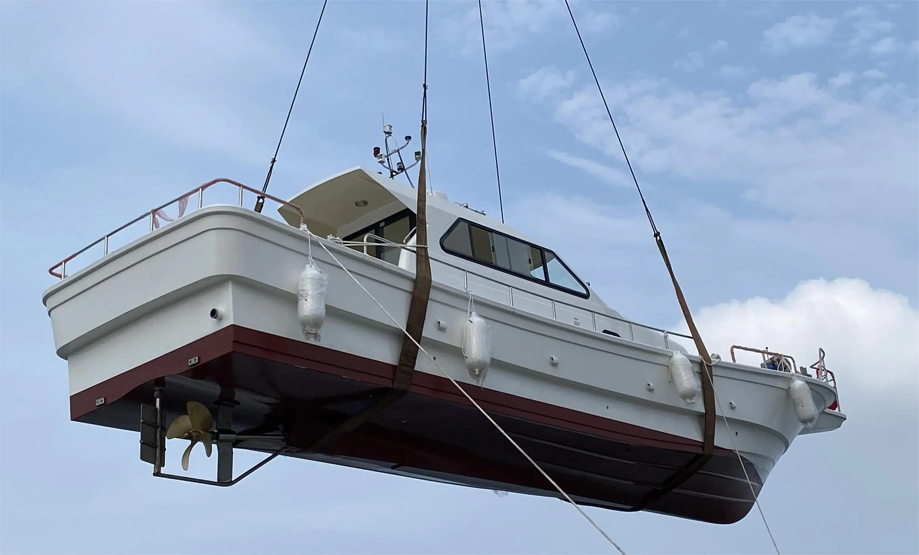 Grandsea 14m Fiberglass Tuna Longline Commercial Fishing Boat for Sale